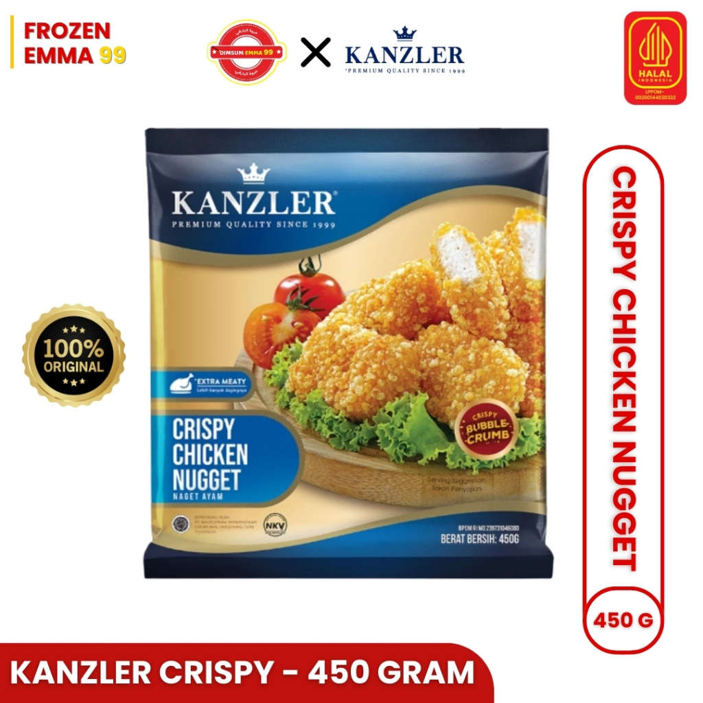 Jual Kanzler Crispy Nugget - 450 Gram | Shopee Indonesia