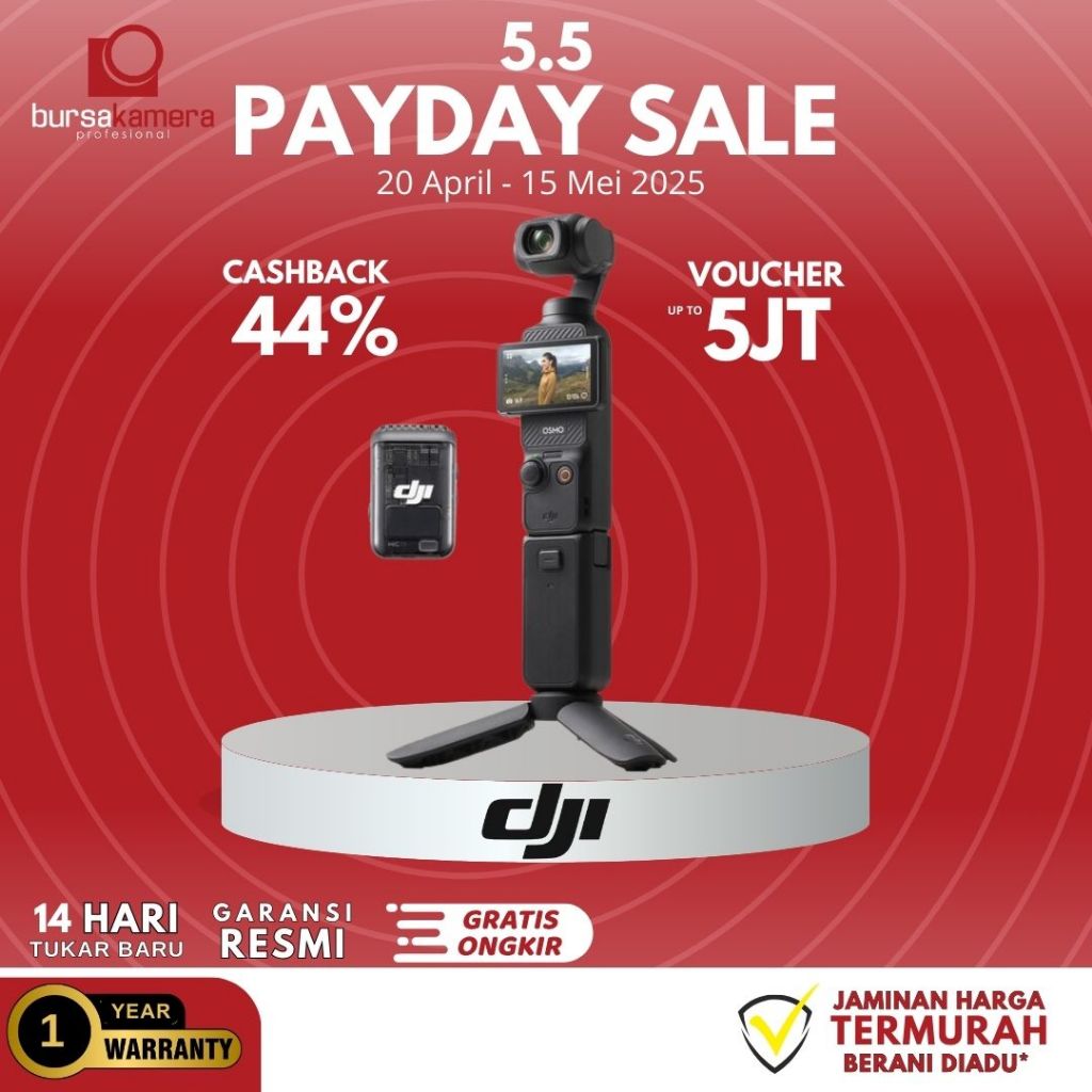 Jual DJI Osmo Pocket 3 Creator Combo GARANSI RESMI | Shopee Indonesia