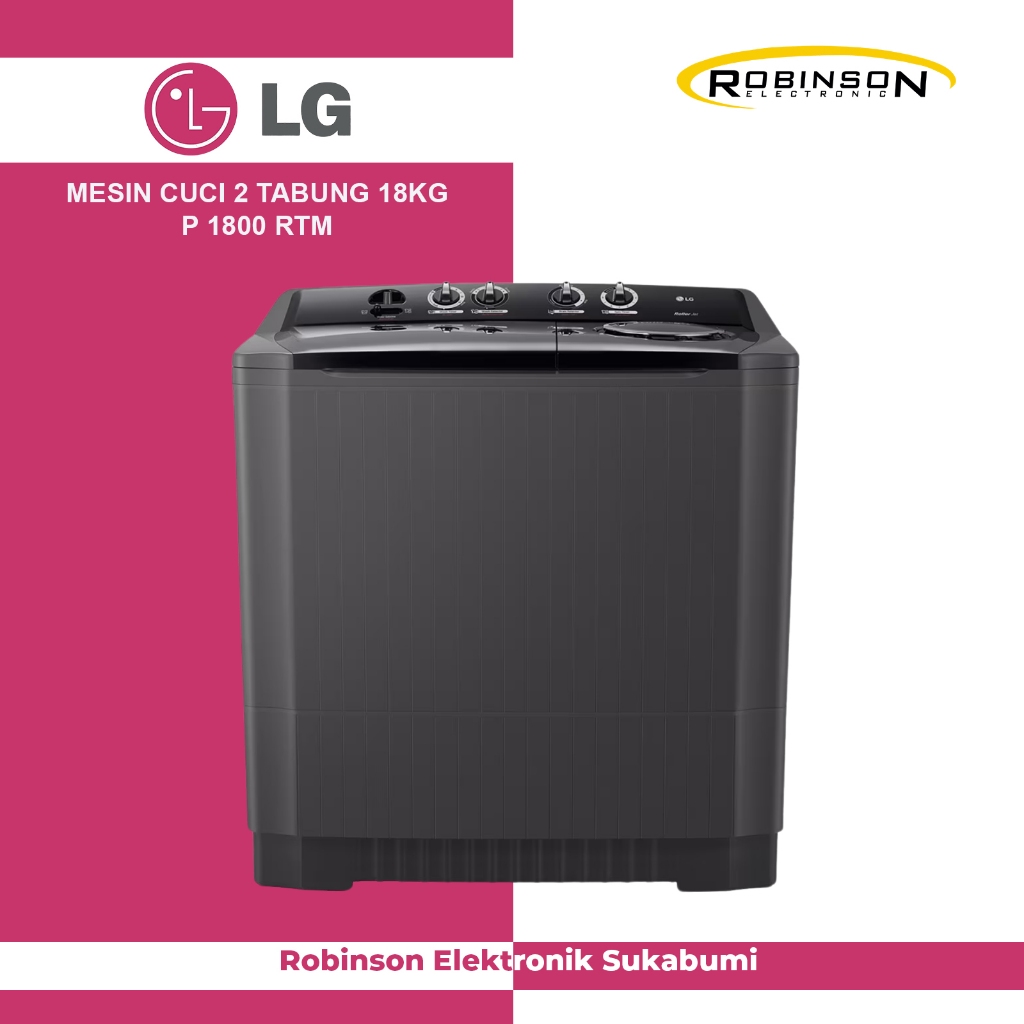 Jual Mesin Cuci LG 2 Tabung 18kg P 1800 RTM | Shopee Indonesia