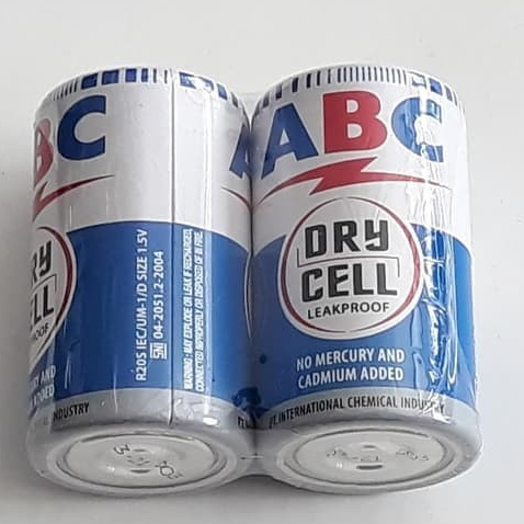Jual Baterai ABC Besar R20S 1.5V Dry Cell Battery 1.5 V Volt R20 S (2 ...