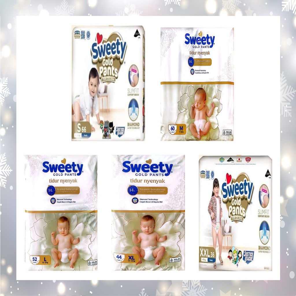 Jual Sweety Gold Pants - S66 / M60 / L52 / XL44 / XXL36 / S 66/M 60/ L ...