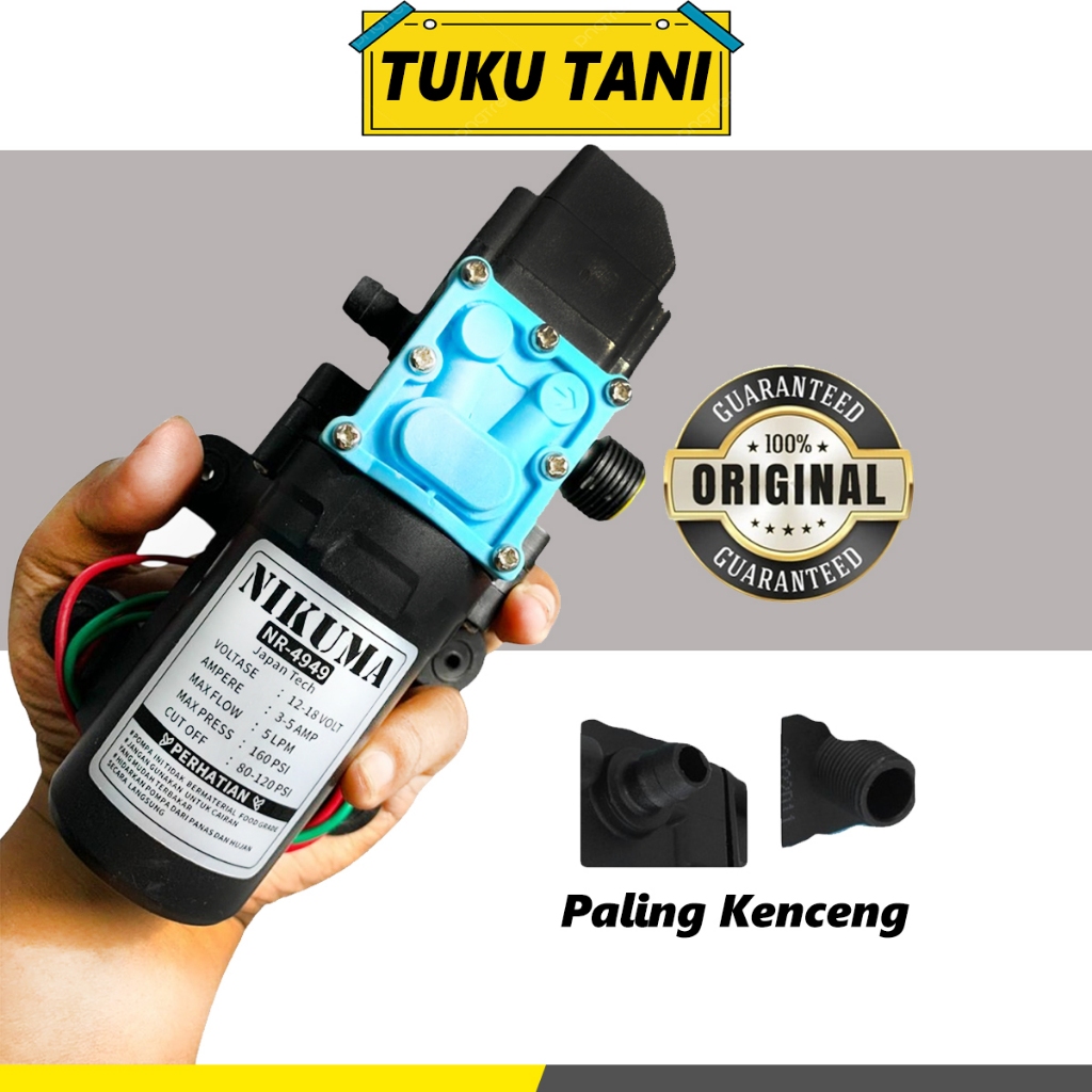 Jual Dinamo Sprayer Terkencang NIKUMA 4949 160 PSI Original Otomatis ...
