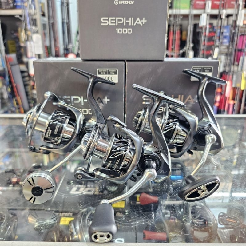 Jual Reel Spinning Iroly Sephia+ plus SW Power Handle 1000-6000 Handle One piece | Shopee Indonesia