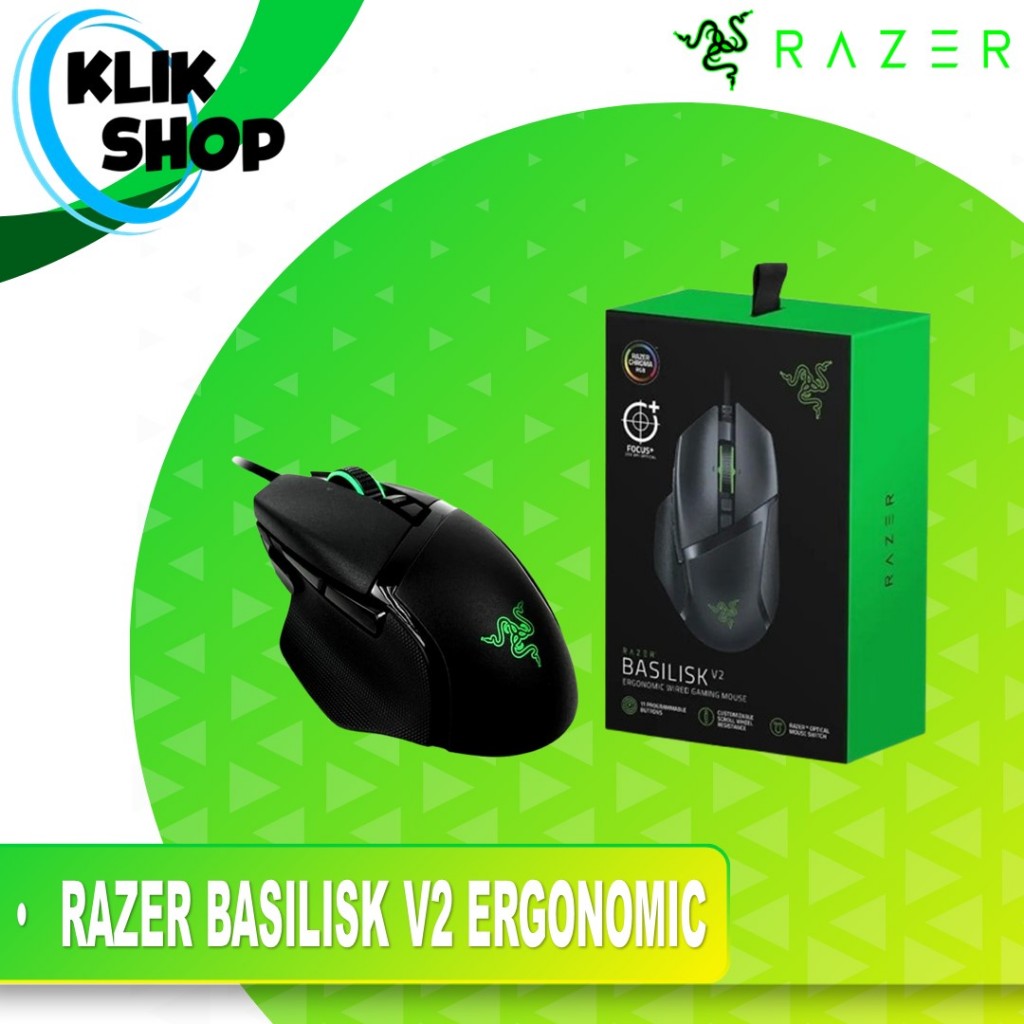 Jual Mouse Gaming RAZER Basilisk V2 Ergonomic Wired | Shopee Indonesia