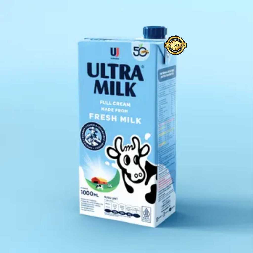 Jual Susu UHT Ultra 1 Lt / 1000 ml Susu Ultra 1 Liter 1000 ml / Ultra ...