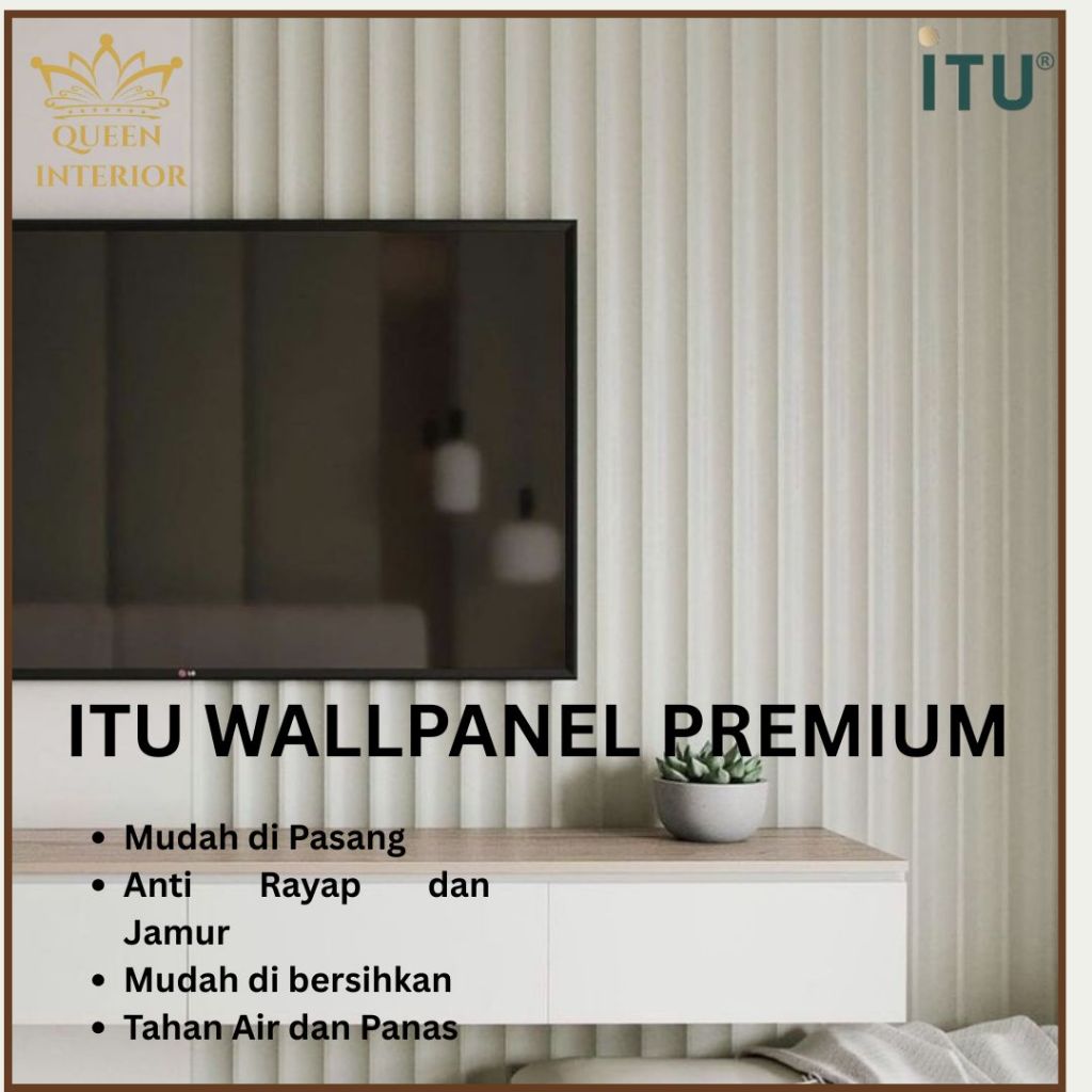 Jual ITU WALLPANEL PREMIUM - Wood Panel PVC - WPC | Shopee Indonesia