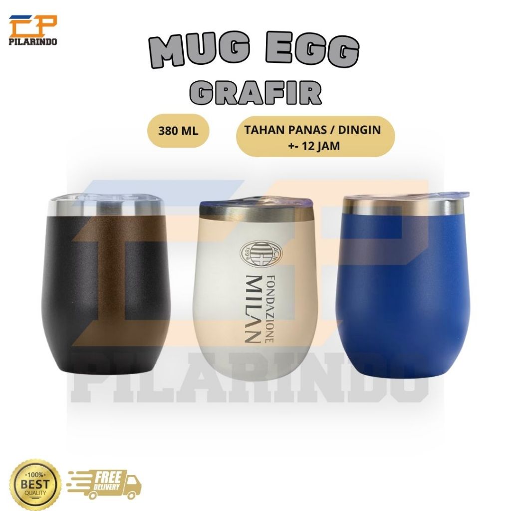 Jual TUMBLER CUSTOM GRAFIR NAMA COFFEE MUG EGG STAINLESS SOUVENIR MURAH ...