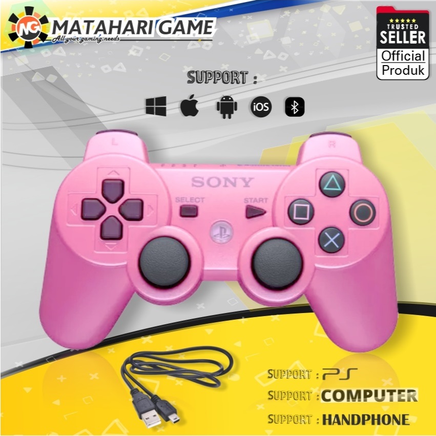 Jual Stik PS3 / Stick PS3 PlayStation 3 OP PINK-Edition Wireless Getar ...