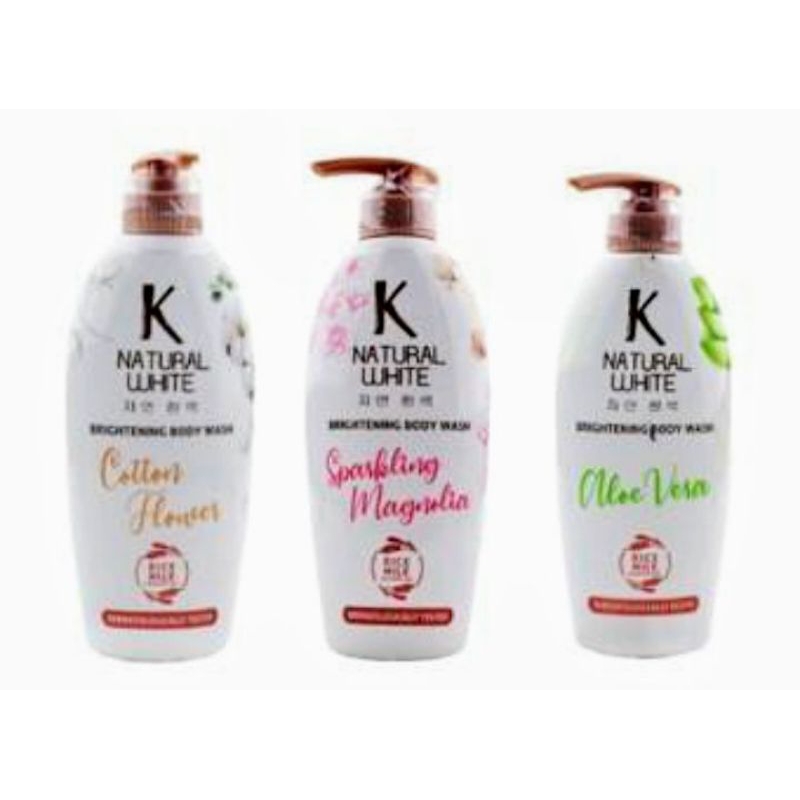 Jual Natural K White Botol Pump 500 ml | Shopee Indonesia