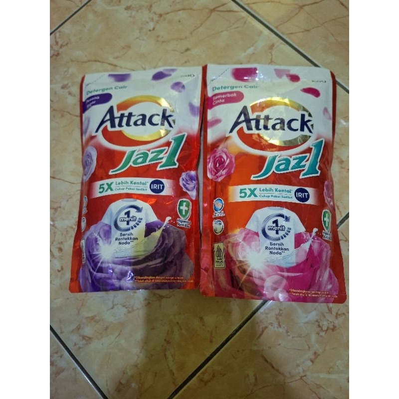 Jual Attack Detergen cair 700ml semerbak cinta - pesona segar | Shopee ...