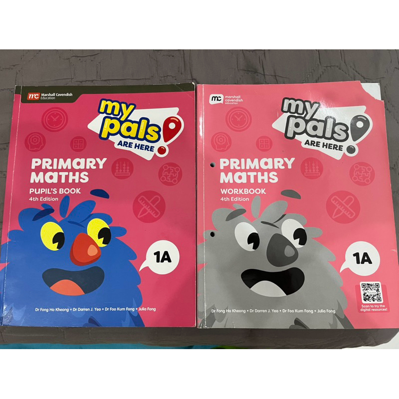 Jual my pals are here! Primary Math Pupil and Workbook 1A-1B 4th ...