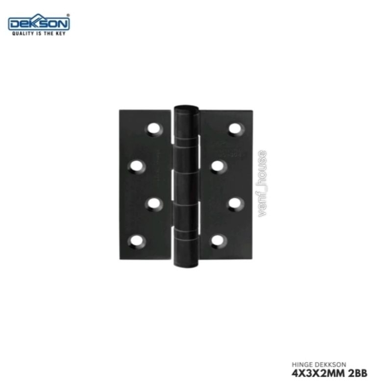 Jual Deluxe Hinge Dekkson ESS DL 4X3X2MM 2BB BK/SSS - ENGSEL PINTU ...