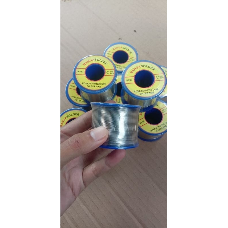 Jual Timah tenol Banua solder ukuran 250gr pembelian 1 dus isi 35pcs ...
