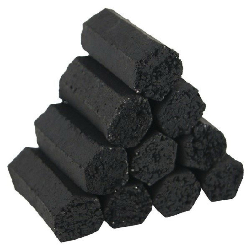 Jual Arang Briket Hexagonal 4cm x 10cm Export Quality - 20kg | Shopee ...