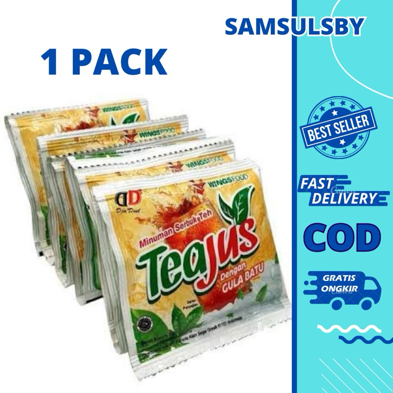 Jual Tea Jus Gula Batu 1 PACK isi 6 renceng | Shopee Indonesia