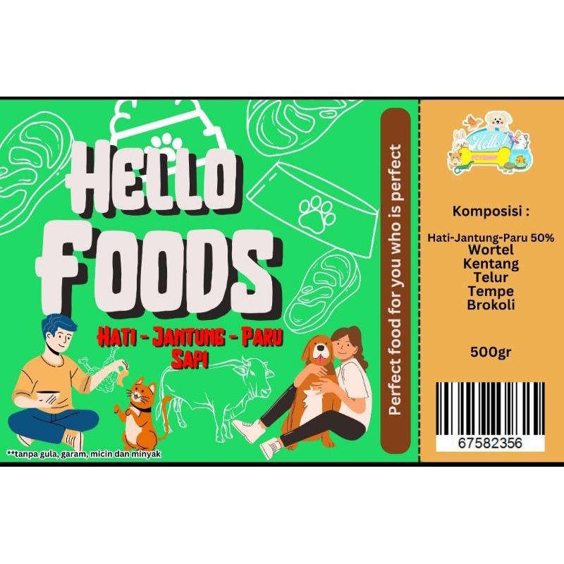 Jual Hello food Hati jantung paru 500g | Shopee Indonesia