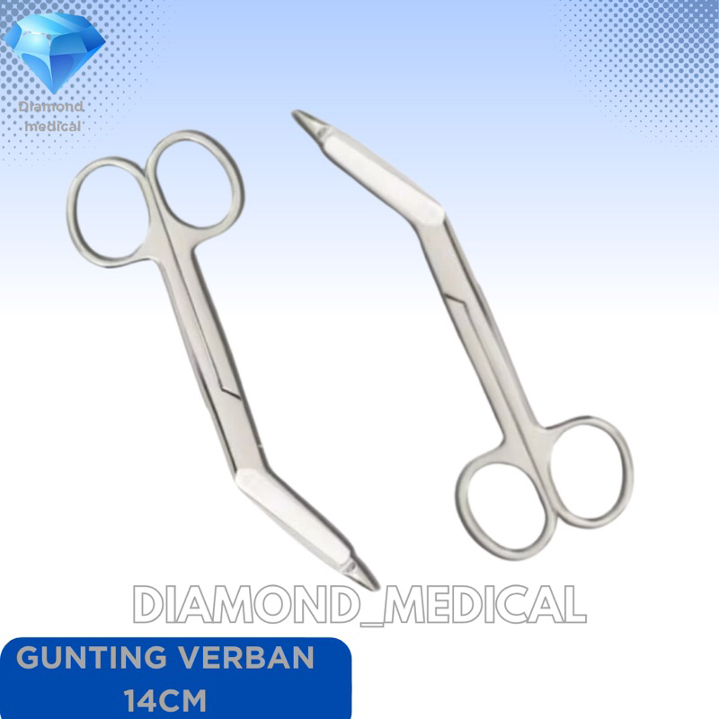 Jual Gunting Verban 14 cm Gunting Perban Medis 14cm Verband Kasa ...