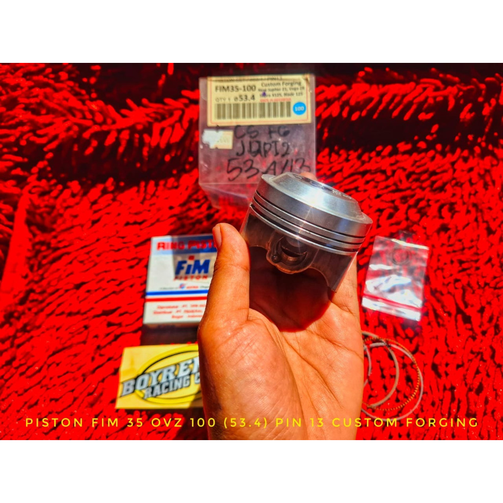 Jual PISTON KIT FIM 35 RIKO ITI BORE UP PIN13 PIN 13 CUSTOME DOME ...