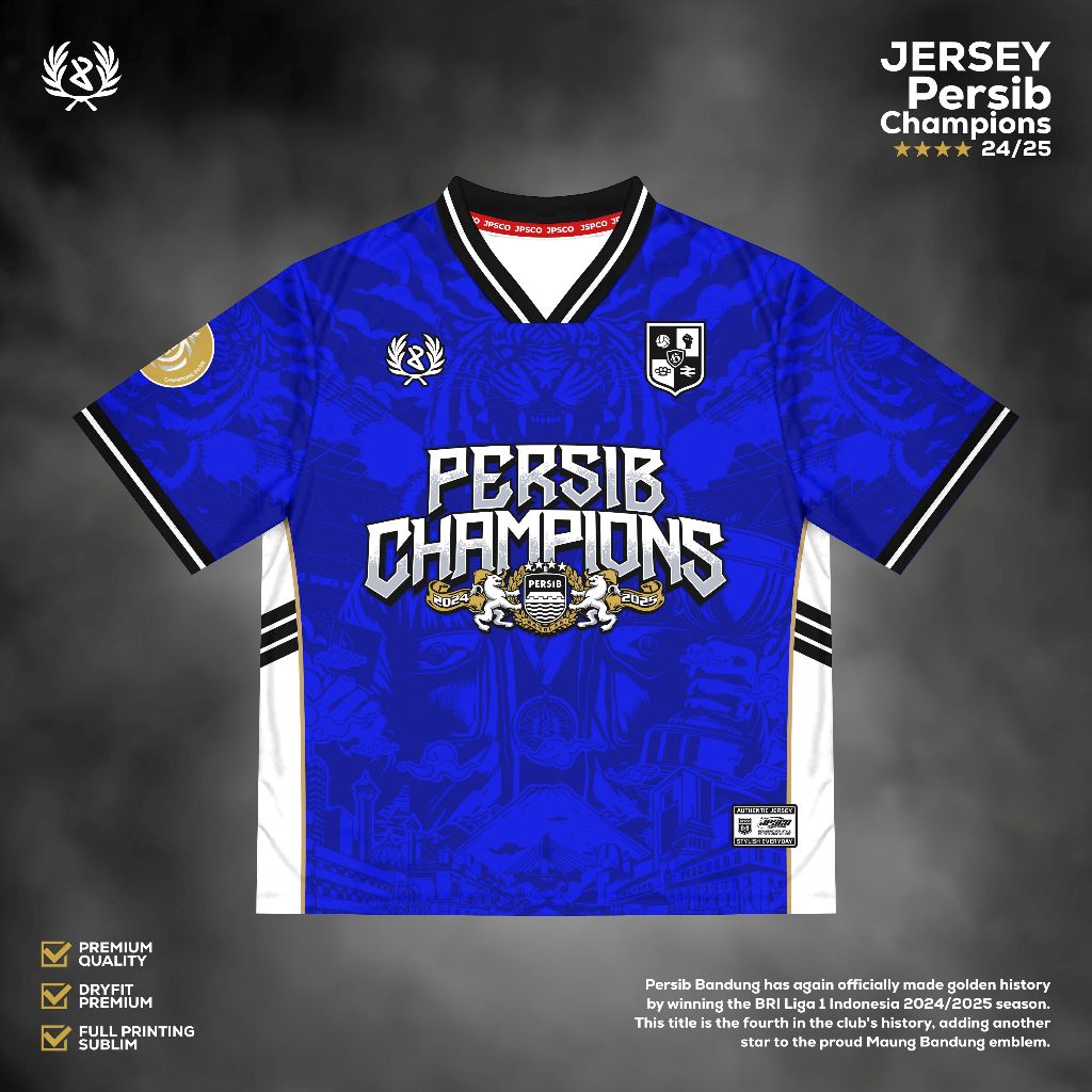Jual JERSEY PERSIB JUARA 2025 PERSIB CHAMPIONS / Baju persib / kaos ...