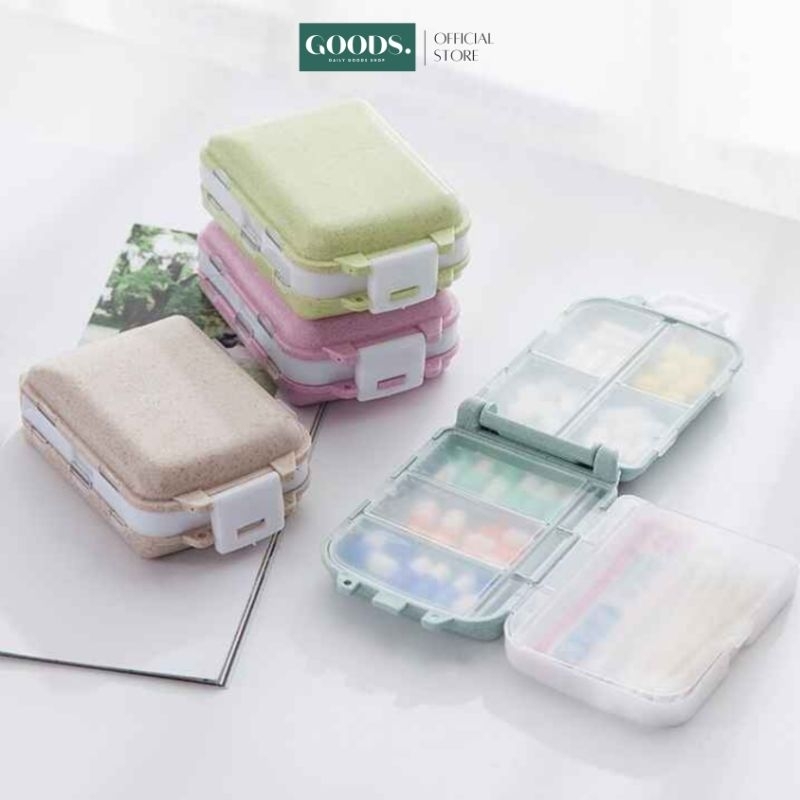 Jual GOODS Kotak Obat 3 Lapis Mini Travel Box Organizer Tempat Pil ...