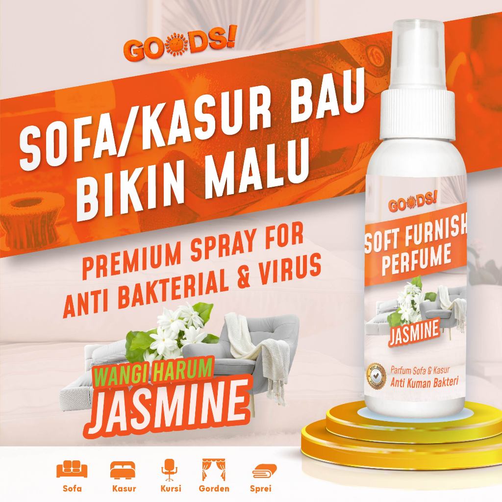 Jual PARFUM SOFT FURNISH 100ML | PARFUM JASMINE | AROMA MELATI SEGAR ...