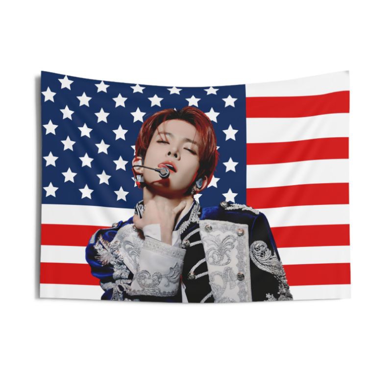 Jual Enhypen Members American Flag Kpop Tapestry, Enhypen Merch, Gift ...