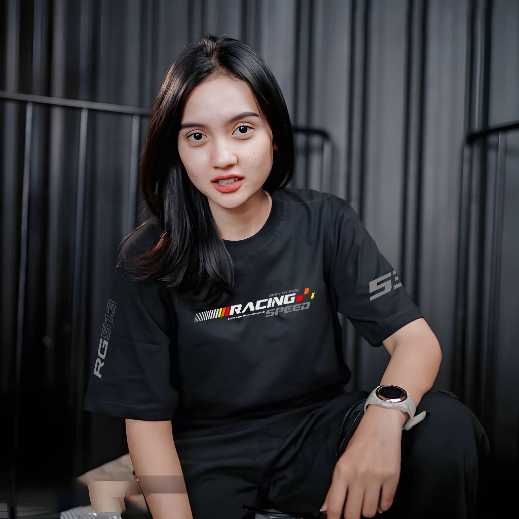 Jual Kaos Racing Speed | Katun Combad 24s Distro Bahan Halus Free ...