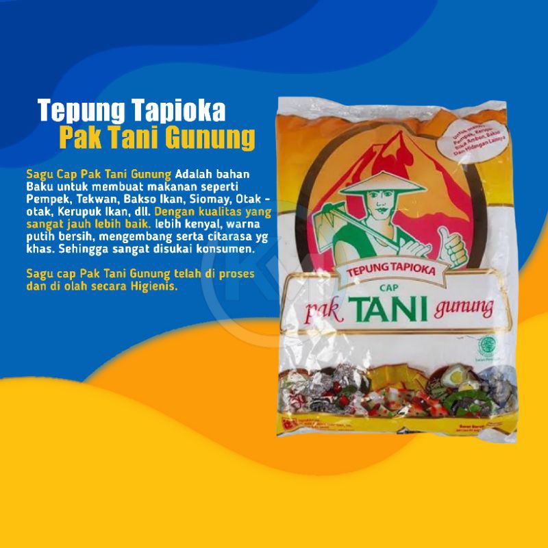 Jual TEPUNG TAPIOKA CAP PAK TANI KEMASAN 500GR | Shopee Indonesia