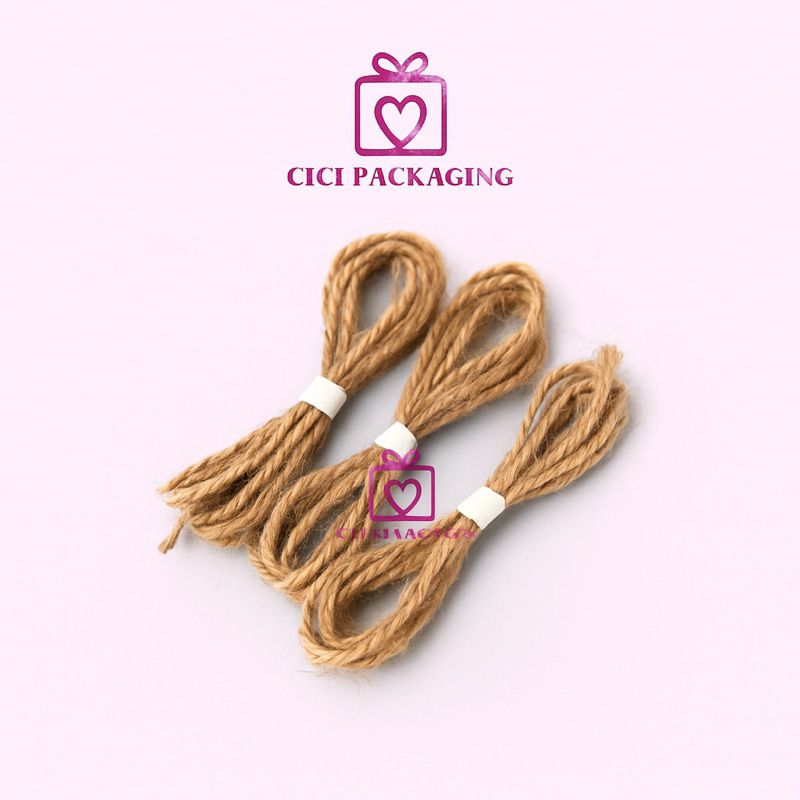 Jual tali rami panjang 2 meter, tebal 3 ply, tali goni, tali packaging ...