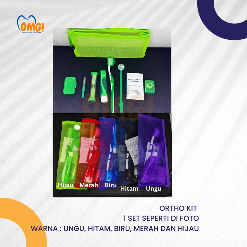 Jual Orthodontic kit / sikat ortho kit | Shopee Indonesia