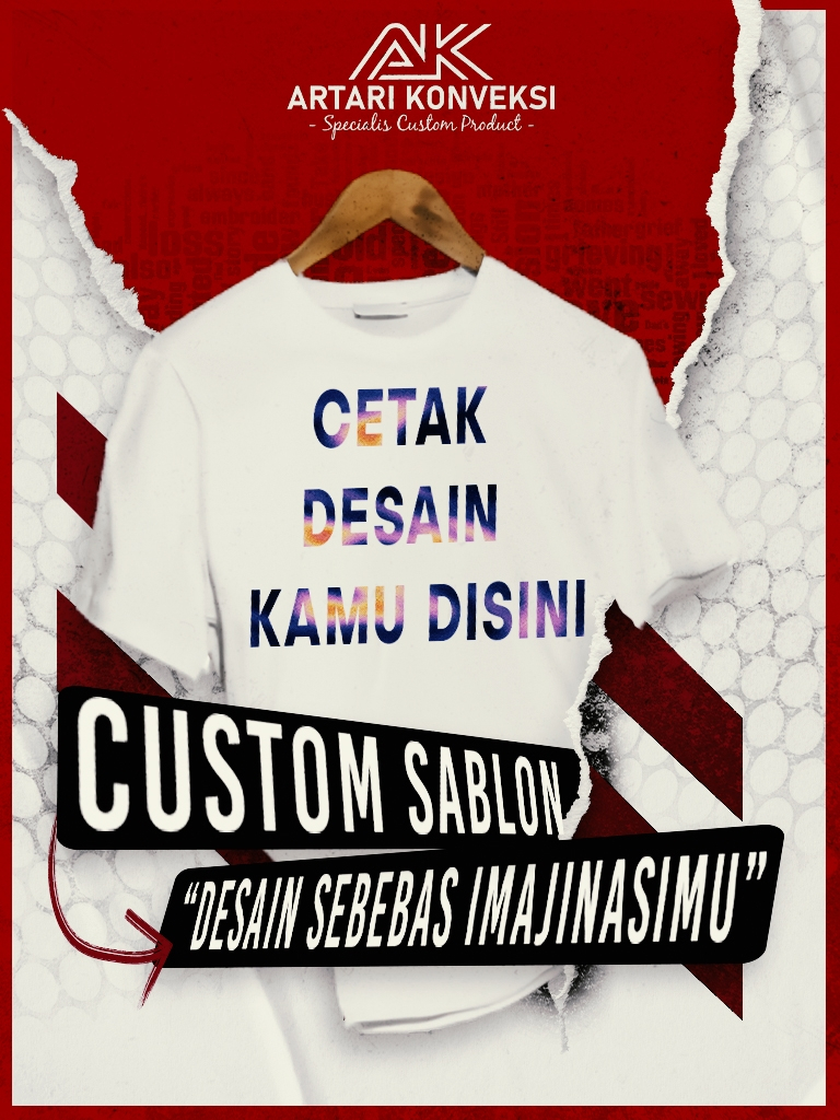 Jual KAOS SABLON CUSTOM DTF SATUAN MURAH | (FOTO,LOGO,NAMA,KATA KATA ...