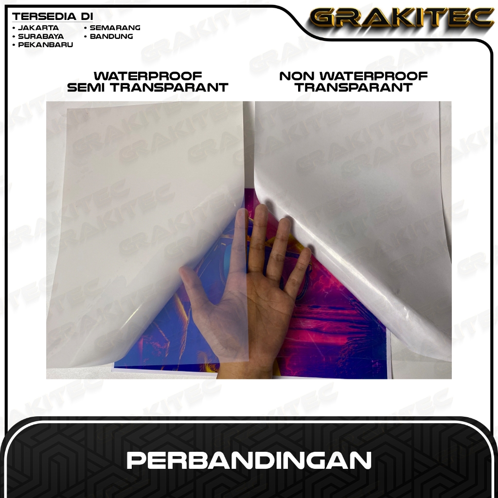 Jual Kertas Sticker Vinyl Transparan - Sticker Vinyl Transparant ...