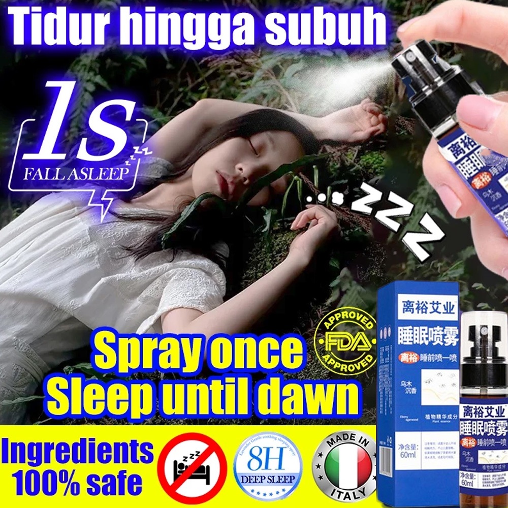 Jual Sleep Spray Deep Sleep Semprotan Tidur Nyenyak Pillow Mist Tidur ...