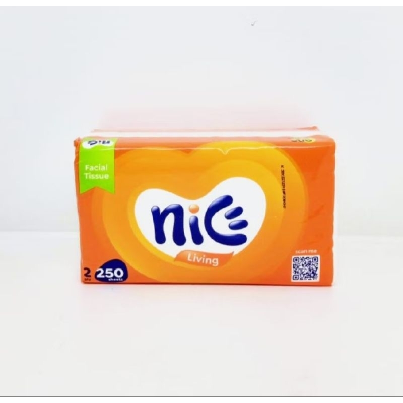 Jual Tissue Nice 250 Sheets 2 Ply Facial Tisue Tisu Wajah | Shopee ...