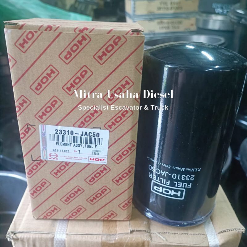 Jual Fuel Filter solar Hino 23310-JAC50 Original HOP | Shopee Indonesia