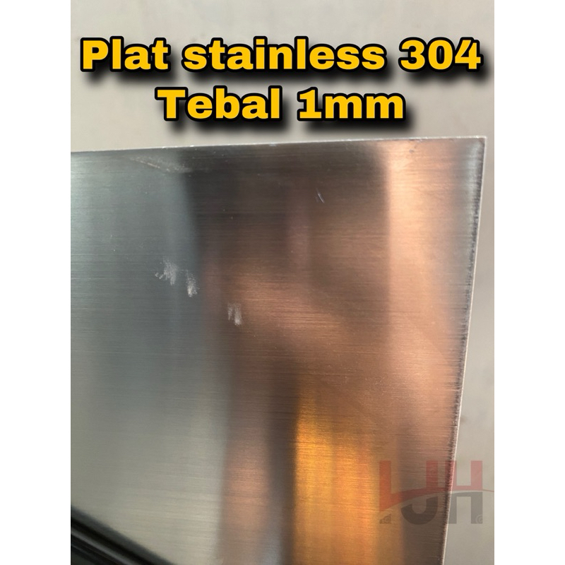 Jual Plat stainless 304 tebal 1mm HAIRLINE , hairline 304 . bisa custom ...