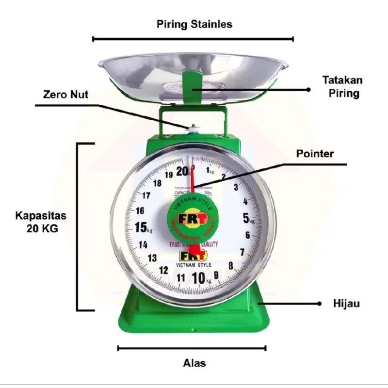 Jual Timbangan Analog / Timbangan Jarum /Timbangan Duduk / Timbangan ...