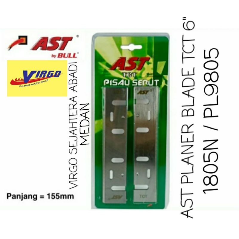 Jual AST PLANER BLADE TCT 6" 1805N MATA PASAH UNTUK MESIN SERUT KETAM ...