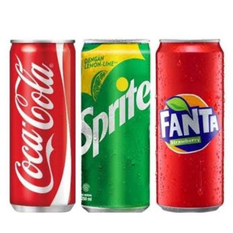 Jual coca cola 250ml - sprite 250ml - coca cola kaleng 250ml - sprite ...