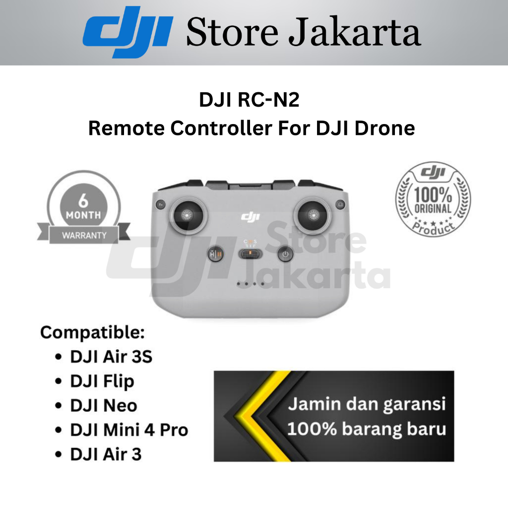 Jual Remote DJI RC-N2 Drone DJI Neo DJI Flip DJI Mini 4 Pro DJI Air 3S ...