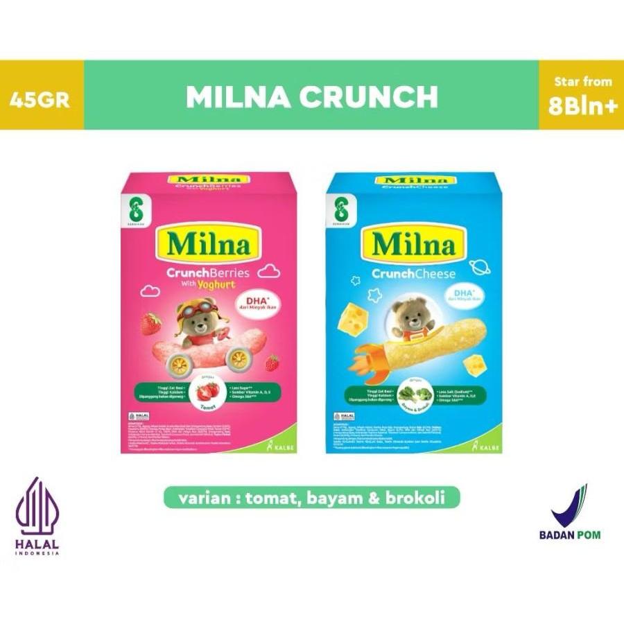 Jual Milna Crunchies 20 gram 8 bulan Snack Camilan Bayi Sehat - Cheese ...