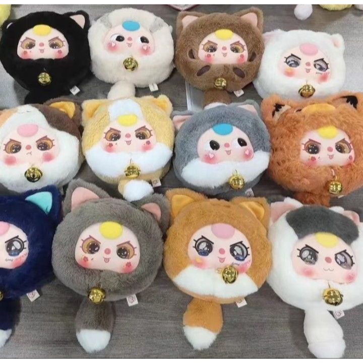 Jual BABY THREE FORTUNE LUCKY CAT PLUSH BLINBOX | Shopee Indonesia