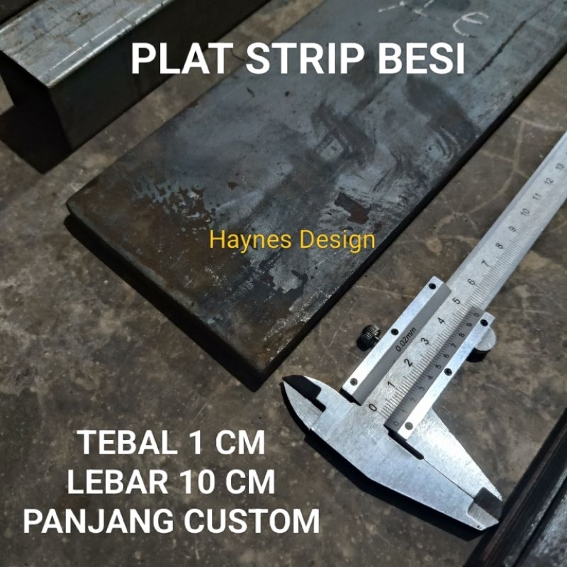 Jual PLAT STRIP BESI lebar 10cm, tebal 10mm (1cm) | Shopee Indonesia