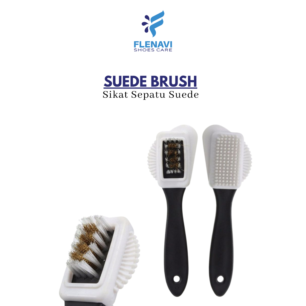 Jual Flenavi - Sikat Sepatu Suede Nubuck 3 Sisi | Shopee Indonesia