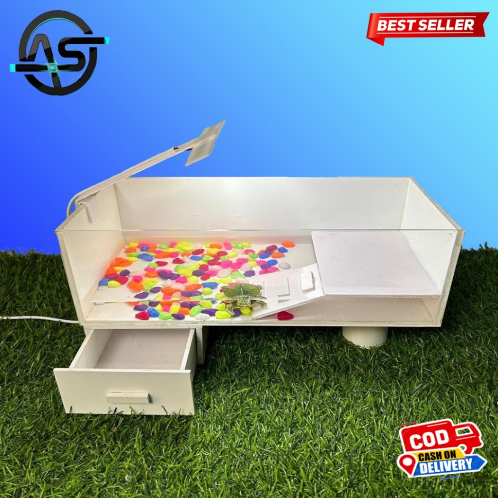 Jual Aquarium akuarium Kura - Kura + Laci PVC Lengkap Hiasan Dan Lampu ...