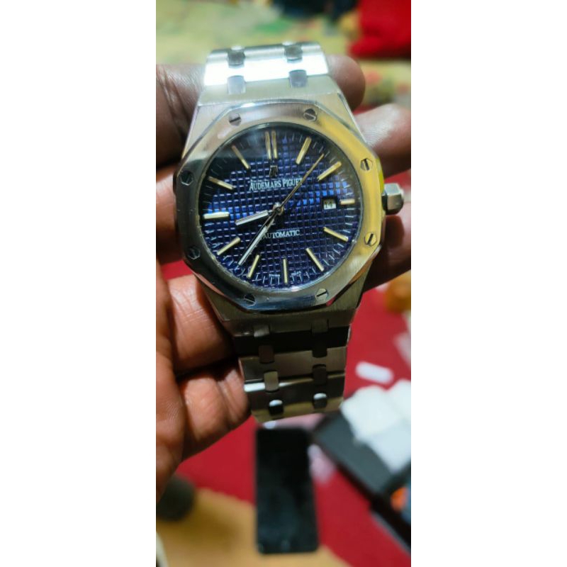 Jual Jam tangan AP automatic blue dial big size | Shopee Indonesia