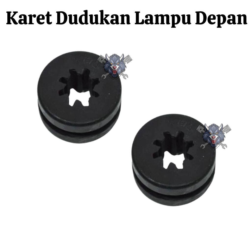 Jual Karet Rubber Headlight karet dudukan lampu karet radiator Honda ...