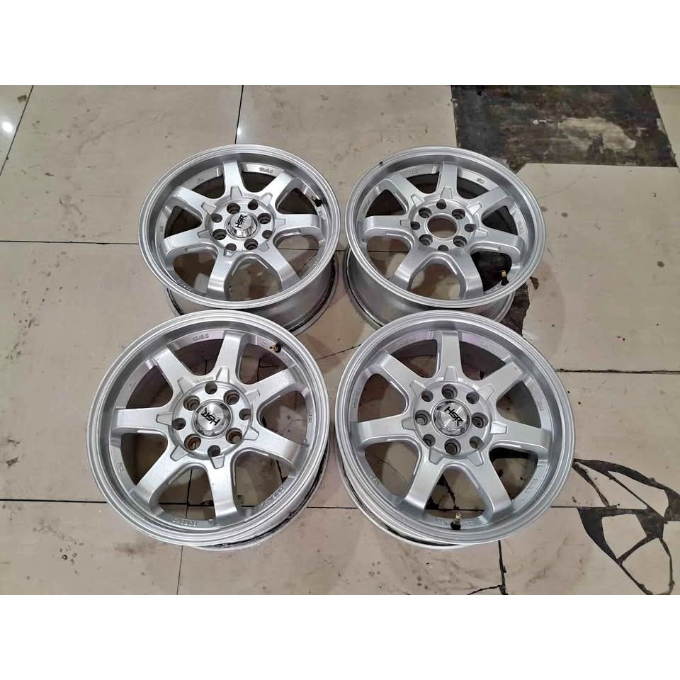 Jual Velg 2nd bekas r15 hsr boroko tjh ring15 lebar 6,5 bautu 4x100/114 pnp avanza vios mobilio ...