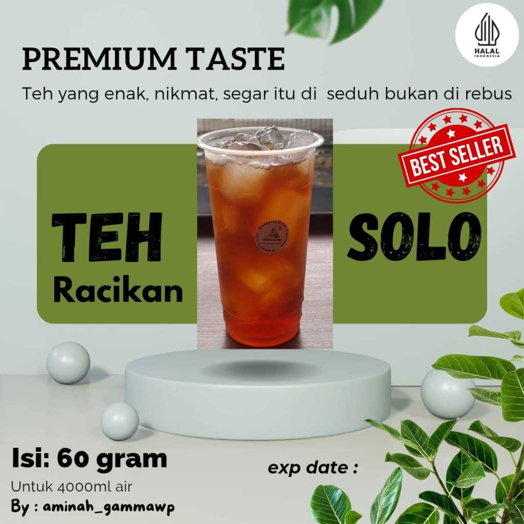 Jual Teh Solo Racikan Khas Angkringan Wedangan Solo Super Premium ...
