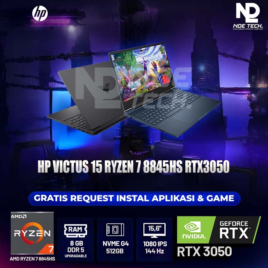 Jual HP Victus 15 Ryzen 7 8845HS RTX3050 | Shopee Indonesia